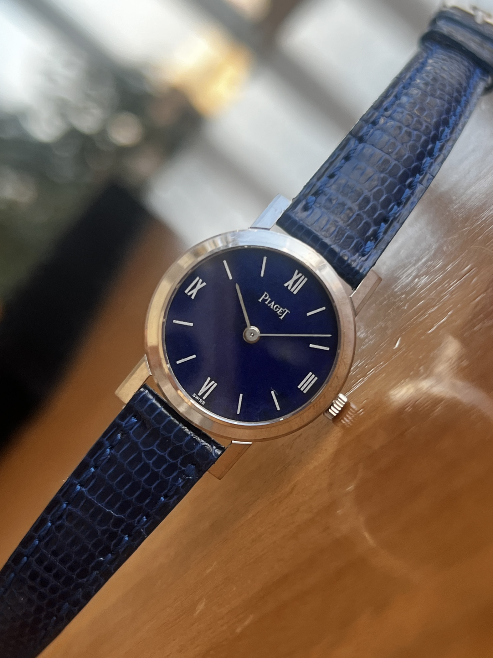Piaget Lady’s White Gold Blue Dial 921